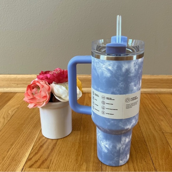 Stanley | Kitchen | Final Price Drop Stanley Tie Dye Ocean Blue 4oz ...